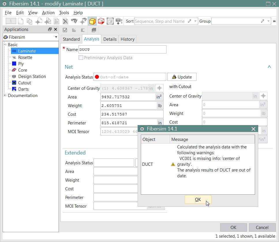Fibersim 101: (2 of 14) Laminates
