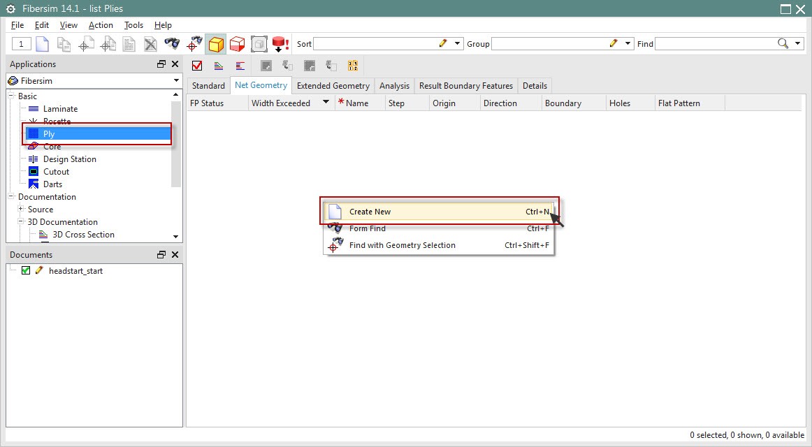 Fibersim 101: (4 of 14) Plies