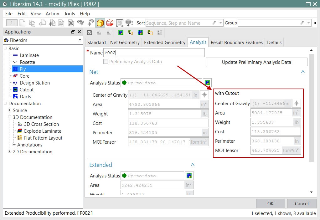 Fibersim 101: (6 of 14) Cutouts