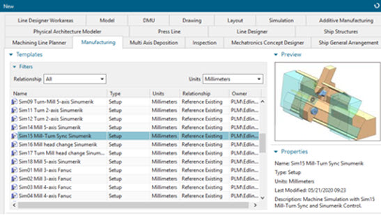 How to create an NX CAM setup template