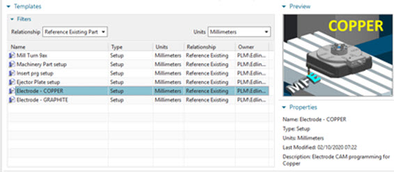 How to create an NX CAM setup template