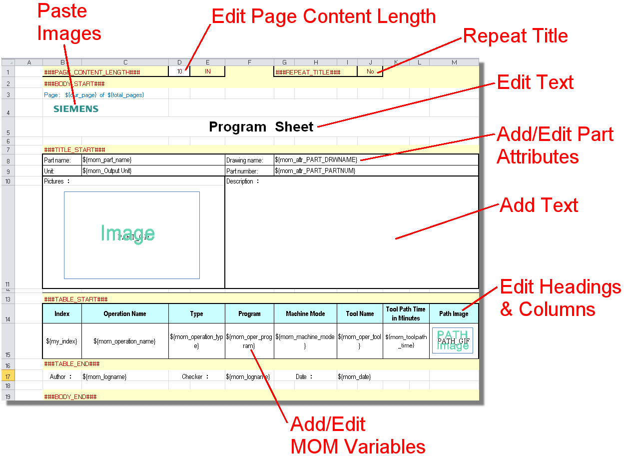 NX 9 Shop Docs Template Customization Tutorial