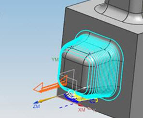 Z-level 5-axis Tool Path Orientation