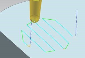 Containment Loops Selection within the Variable Axis Guiding Curves Operation in NX 12