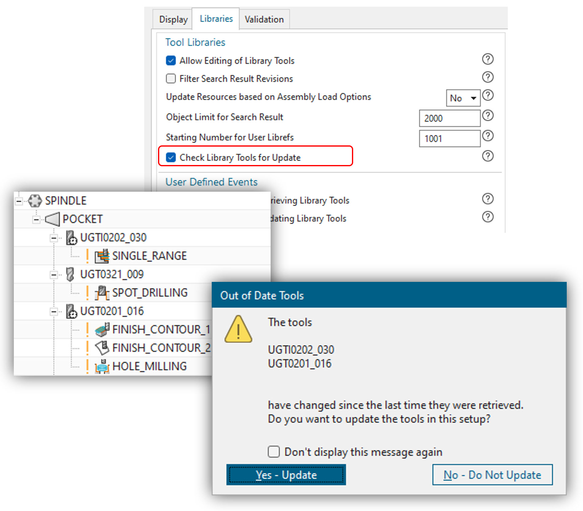 Automatic Update from Library Tools