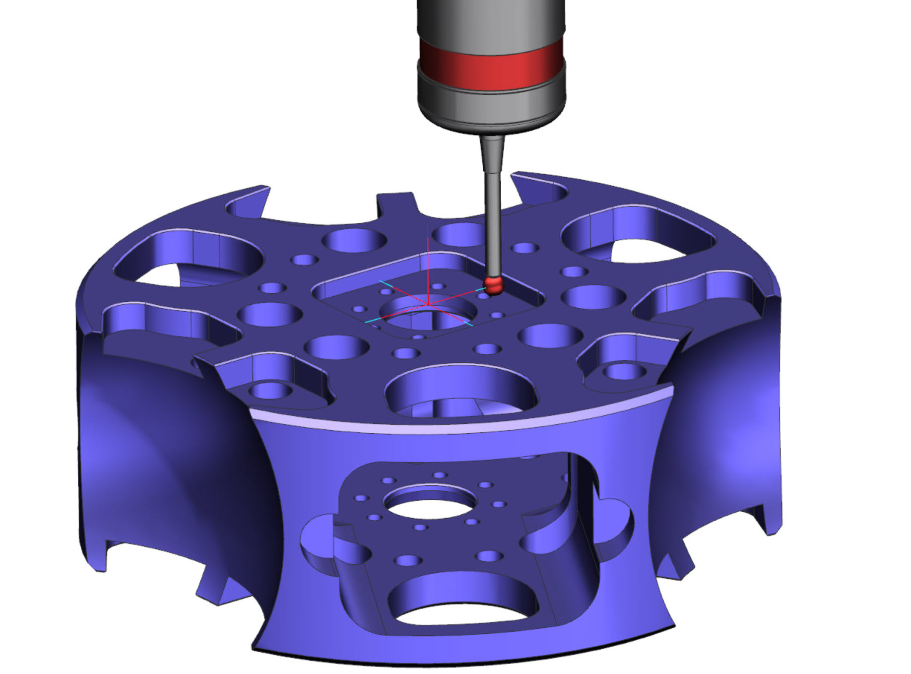 On-Machine probing in NX CAM