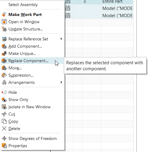Replacing the CAD Source (Master) Part in a Motion Simulation File