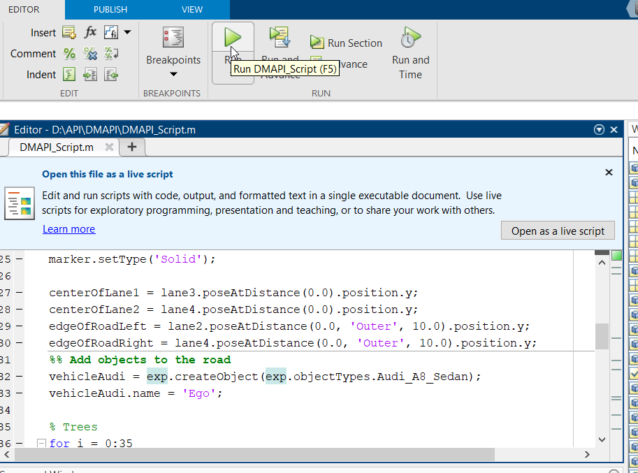 How to use Data model API in Prescan