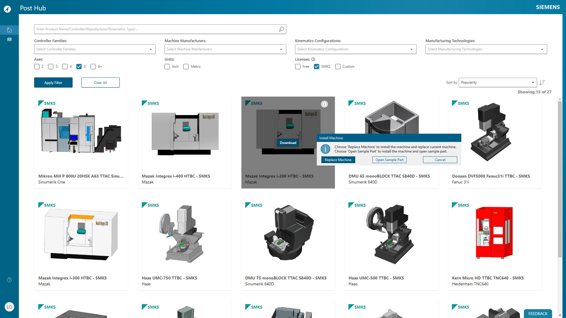 Post Hub Install Machine Kit