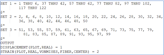 Importing Simcenter Nastran Sets