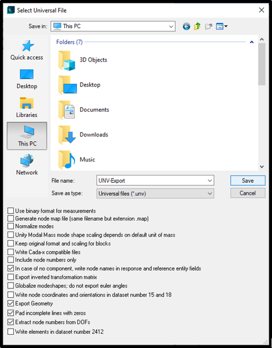 Simcenter Testlab Universal File Export - How to interpret the ...