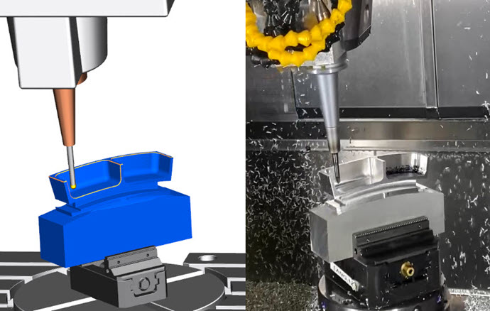 Deburr entire parts in one operation using automated 5-axis deburring ...