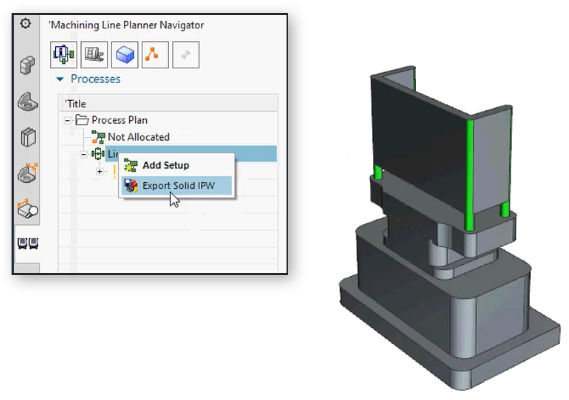 Support Fixture Design with Machine Line Planner