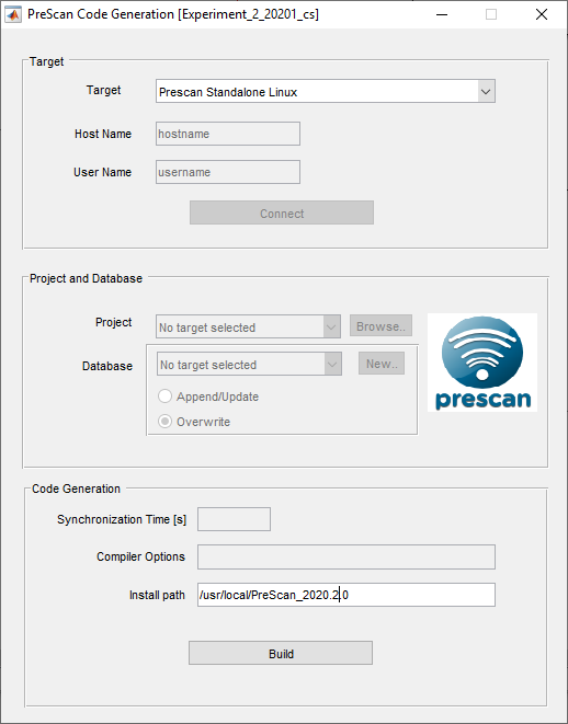 How to compile an executable and run a Prescan experiment on Windows without Matlab/Simulink and ...