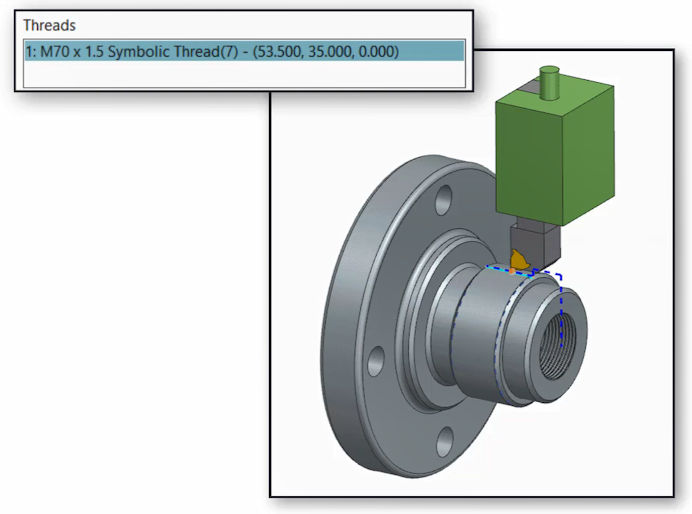 Thread Turning Operation