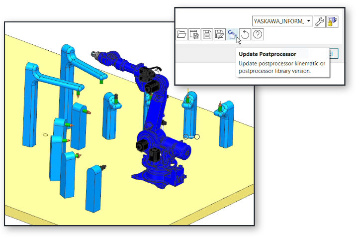 Update Robotic Posts from Templates