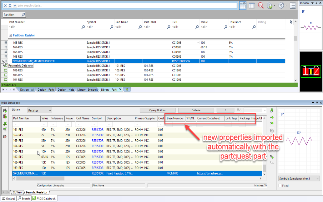 Understanding How and Where PartQuest Components are Imported into a Project or Library