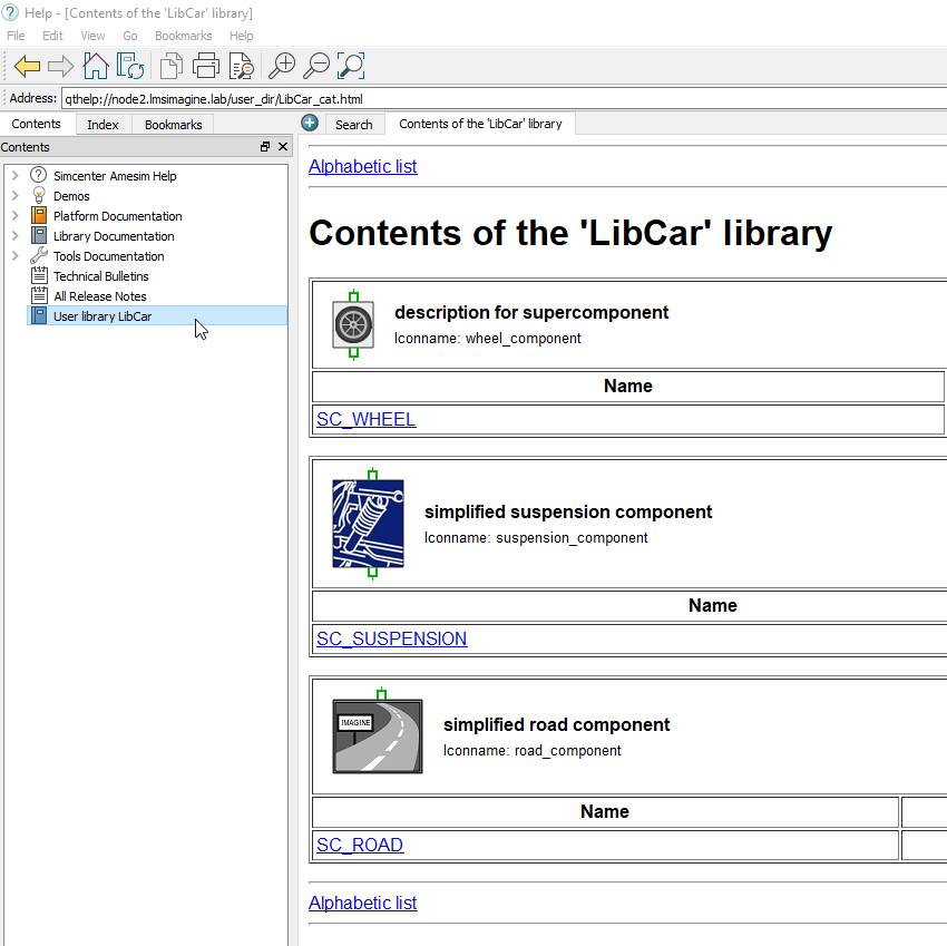 How can I create documenation files for supercomponents and user-libraries?