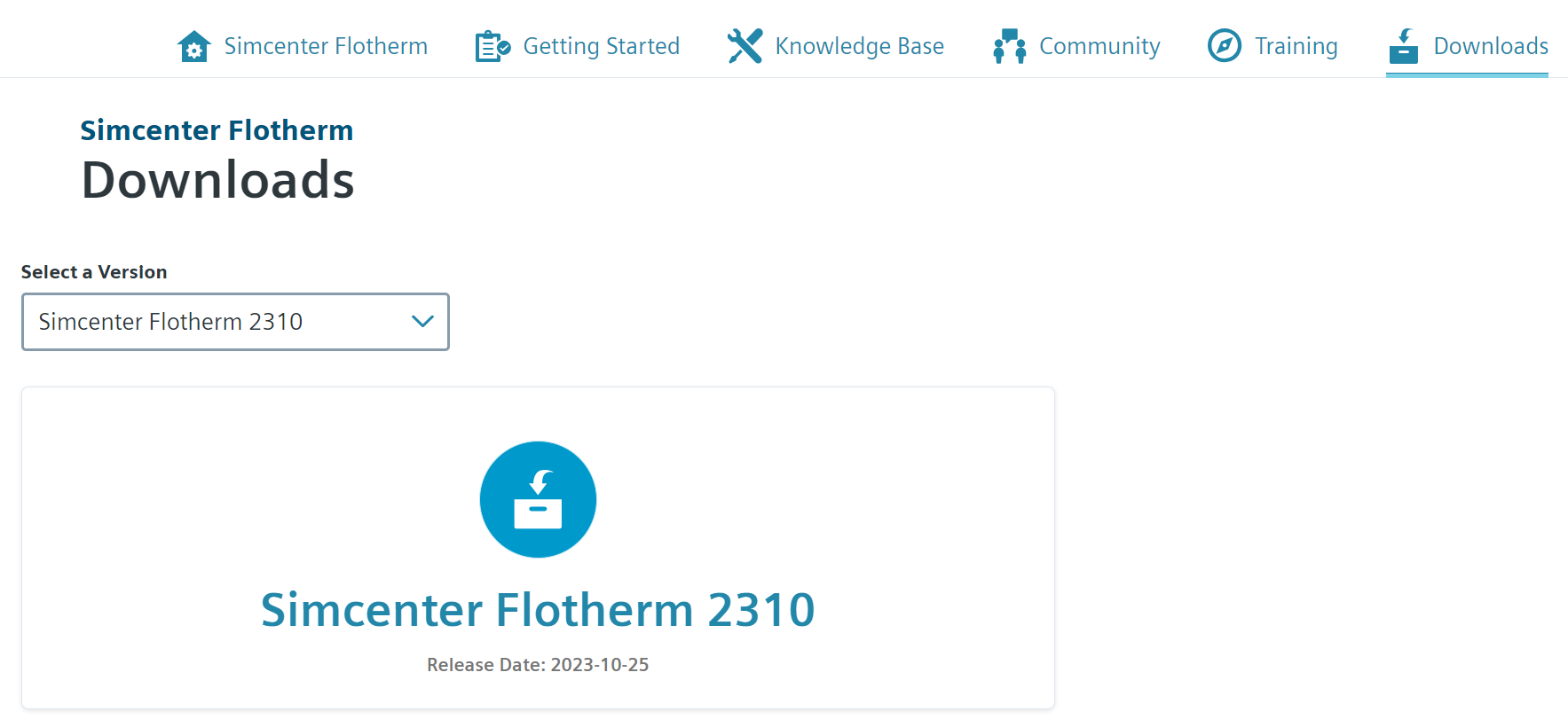 Download related files: guides, validation documents and example models for Simcenter Flotherm 2310