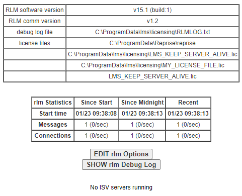 RLM version 15 turning off regularly