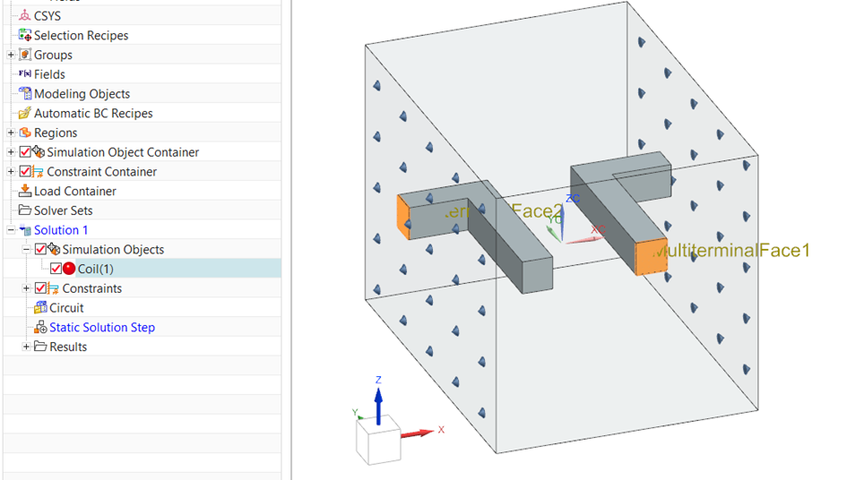 Simcenter 3D Low Frequency Electromagnetics. MAGNET Solver Errors - Coils: error 149081