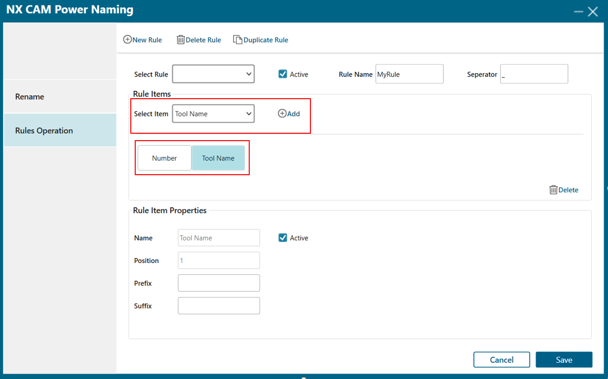 NX CAM Power Naming: Renaming machining operations simplified