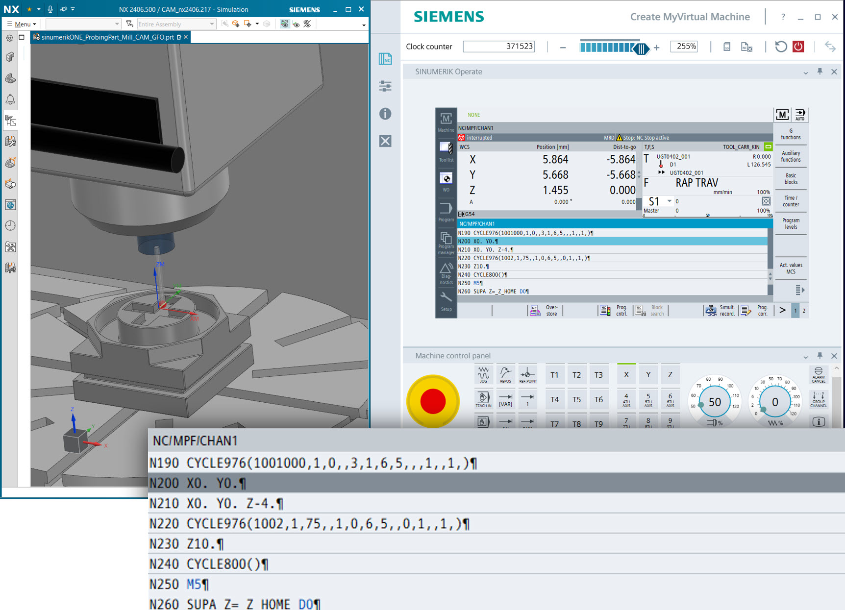 Sinumerik One Integration - Measuring Support