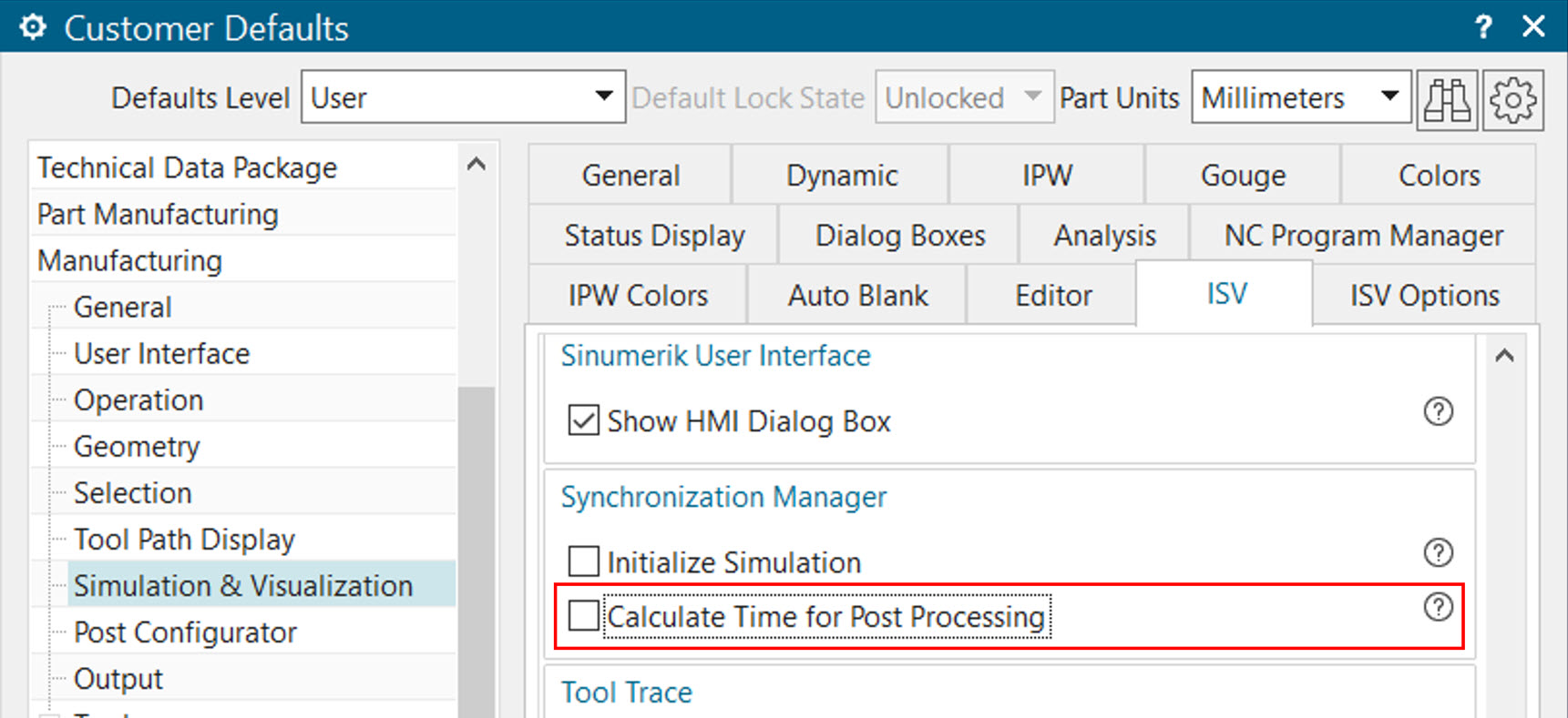 Synchronization Manager performance improvement