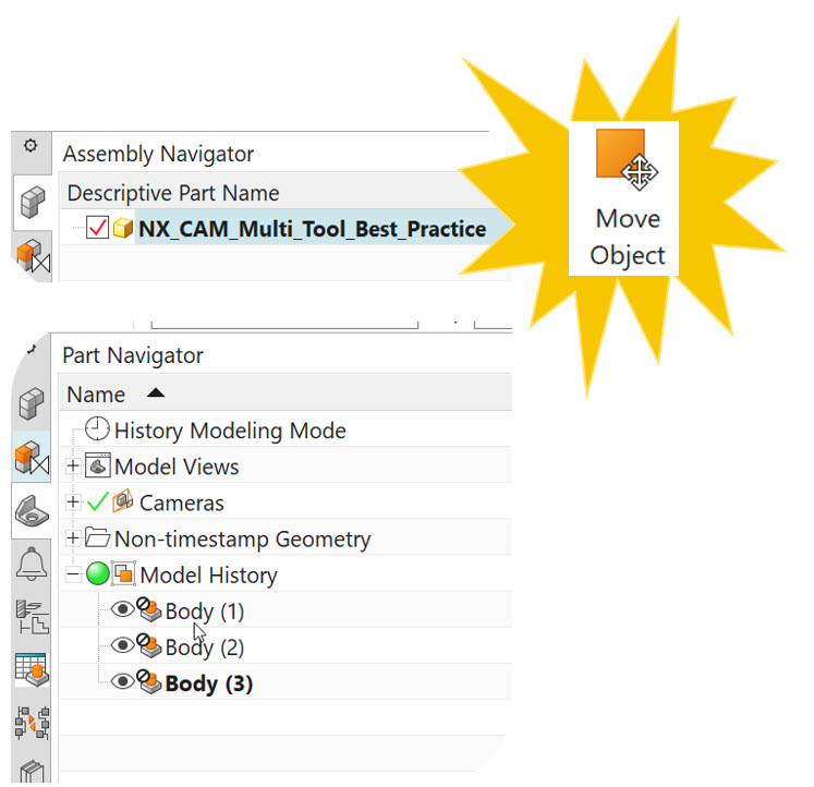 Best Practice for Creating Multi-Tools in NX CAM