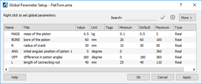 Exportimport Global Parameters Tofrom Excel Using The Python Interpreter