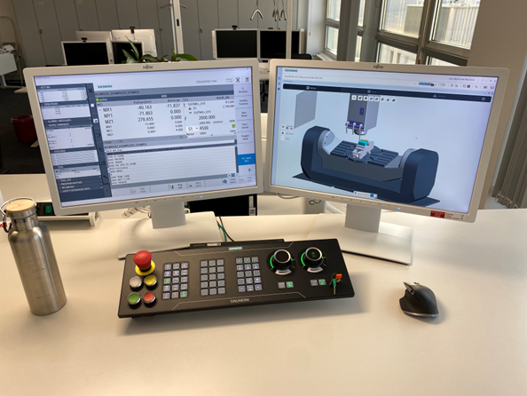 Connect real machine control panels to RMVM/CMVM