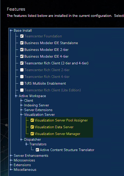 Installation Procedure for Active Workspace and Visualization Server ...