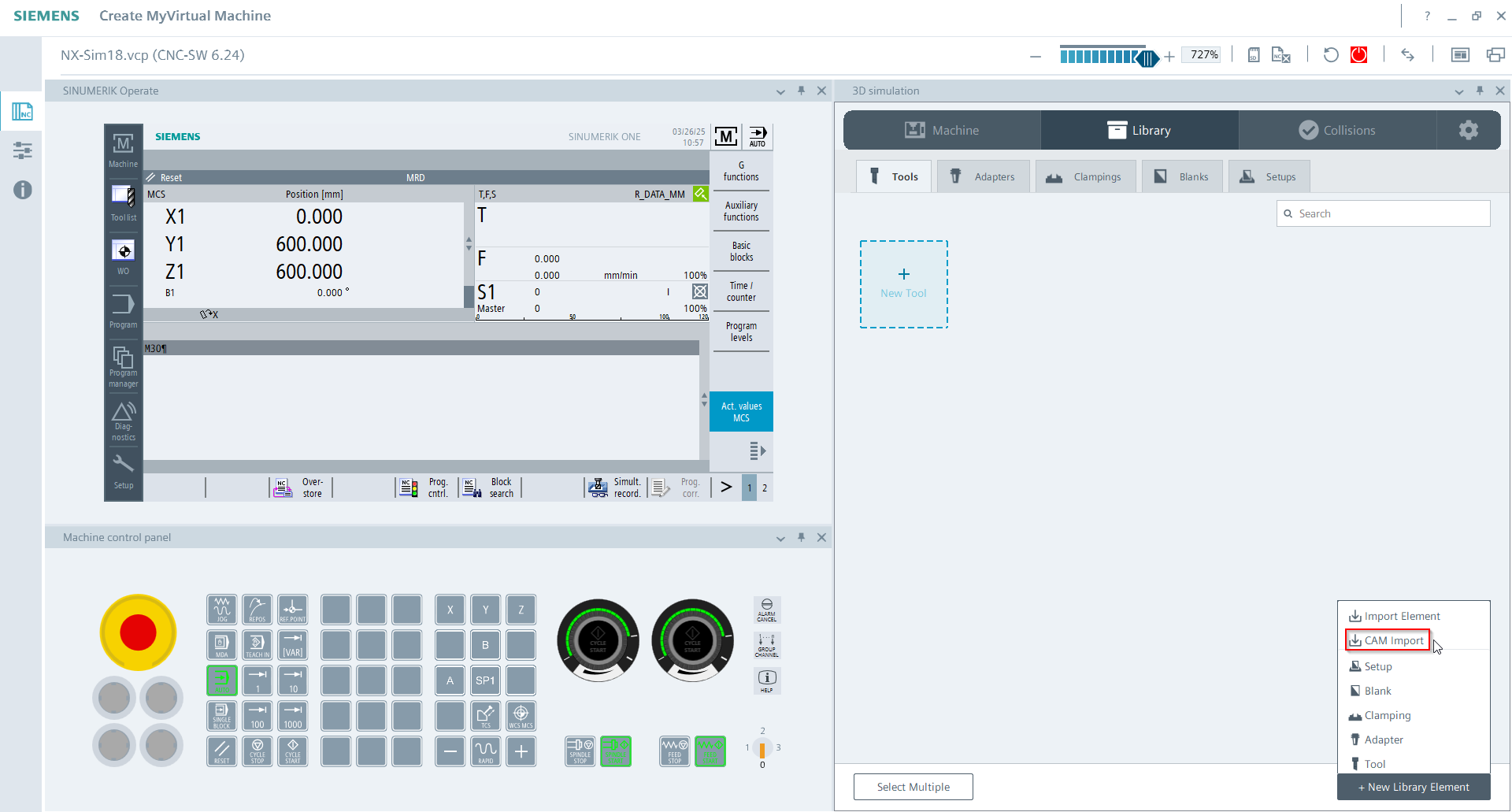 Seamless Data Exchange - Bridging Siemens NX CAM and Sinumeriks Create and Run MyVirtual Machine