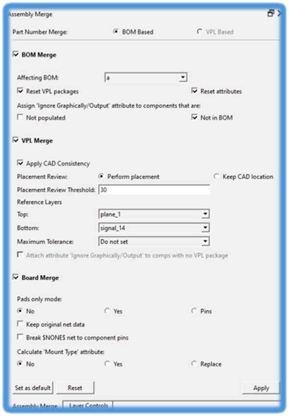 Typical NPI DFM Flow with Valor NPI - Perform Assembly Merge